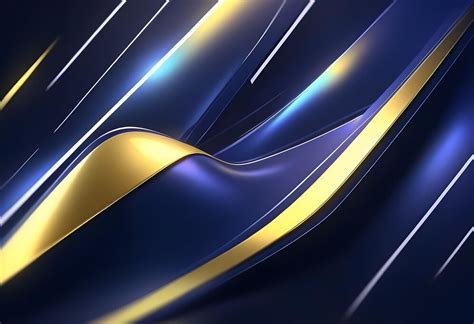 A Blue And Gold Firework Image Of A Peacock Premium Ai Generated Image