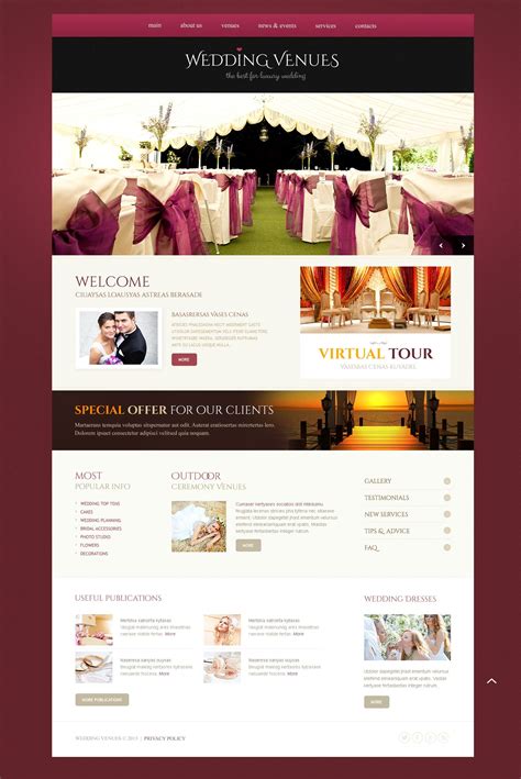 React Wedding Template