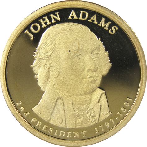 2007 S John Adams Presidential Dollar Choice Proof 1 Coin