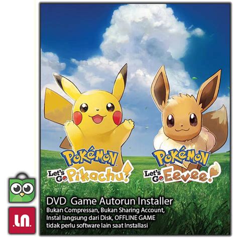 Jual Pokemon Lets Go Pikachu And Eevee Pc Dvd Game Adv Pikachu And Eevee Softcover Kota