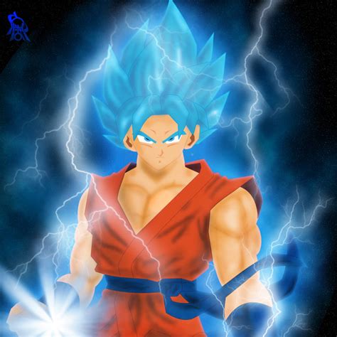 Goku Super Saiyan Blue God By Aldebaran2003 On Deviantart