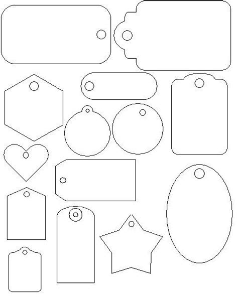 Revue De Blogs 3 Les étiquettes Diy Craft Label Templates Paper Tag Template Cricut Tags