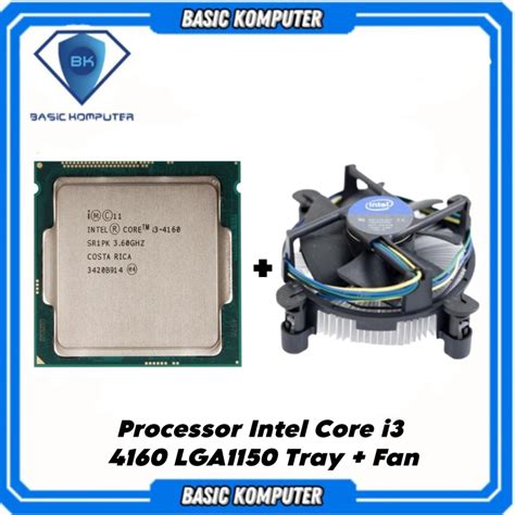 Jual Processor Intel Core I3 4160 36 Ghz Socket Lga1150 Tray Fan
