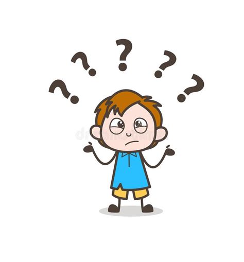 Confused Cute Cartoon Stock Illustrations 18194 Confused Cute