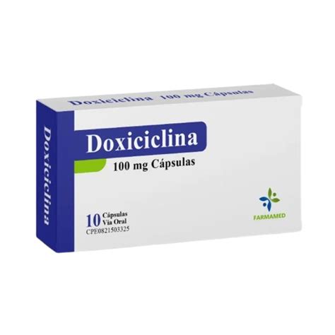 Doxiciclina 100 Mg X 10 Cap Farmamed Droguerías Ciccorp