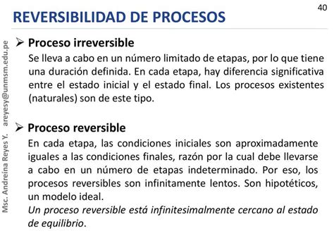 Reversibilidad De Procesos Geraldine Cuevas Udocz