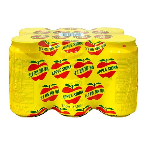 Apple Sidra 6 Pack 330ml Each Umall Australias Largest Online Asian Supermarket