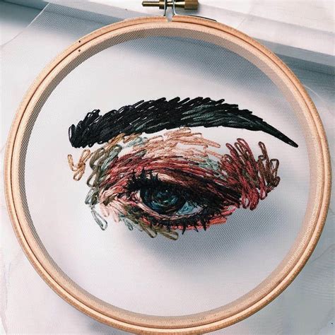 Embroidery Artist Katerina Marchenko Artwoonz