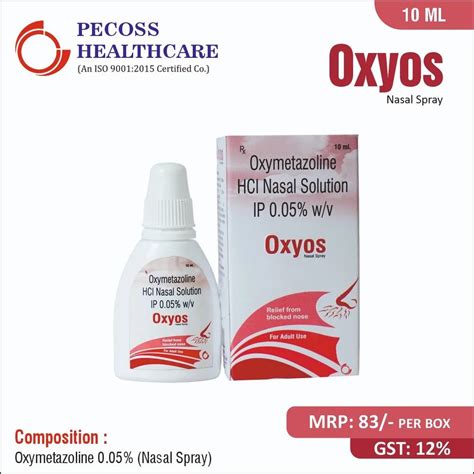 Oxyox Nasal Spray At ₹ 83piece Oxymetazoline Solution In Panchkula