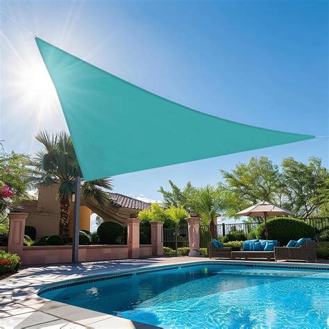 Ecoopts 8x8x11 Hdpe Sun Shade Sail Right Triangle