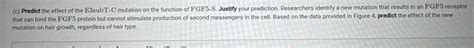 Solved C ﻿predict The Effect Of The E3subt C Mutation On