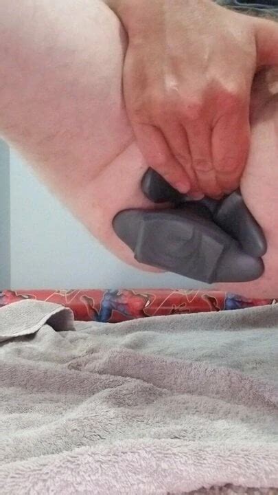 Anal Gape With Squarepeg Toys Loose Hole Double Anal Plug Shemale