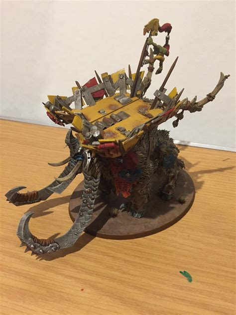 Finally Finished My Squiggoth Conversion Rwarhammer40k