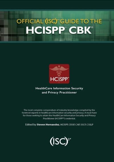 Pdf Book Official Isc2 Guide To The Hcispp Cbk Isc2 Press