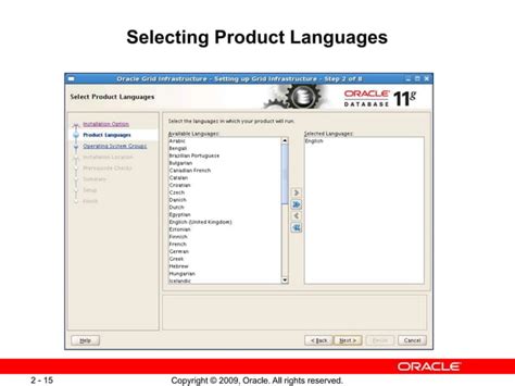 Installing Your Oracle Software Ppt