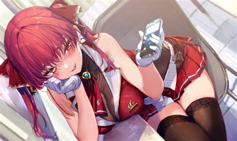 Houshou Marine And Houshou Marine Hololive Drawn By Akasaai Danbooru