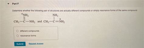 Solved Part E Determine Whether The Following Pair Of