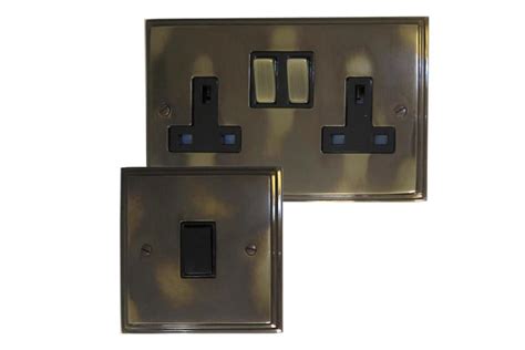 Victorian Aged Socket And Switches From Gh Electrical Accessories
