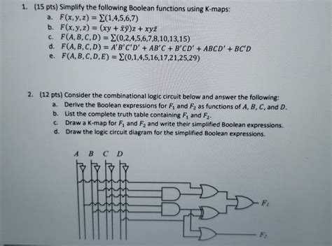 draw a logic circuit diagram for the following boolean expression x y z