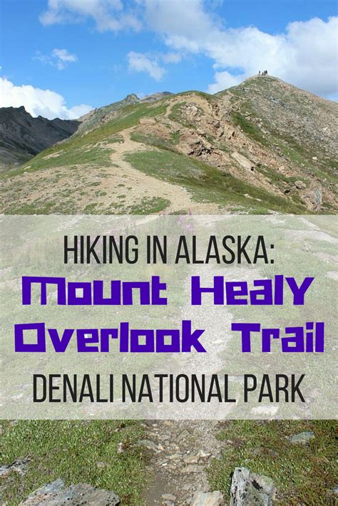 Mount Healy Overlook Trail Mt Mckinley Hiking Trail Map Denali