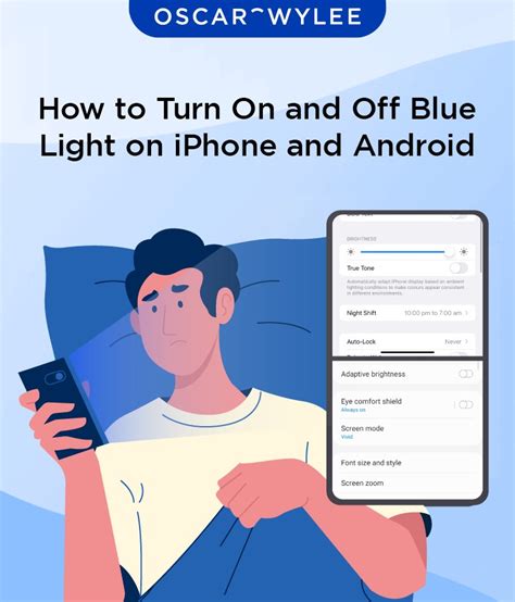 How To Turn On And Off Blue Light On Iphone And Android