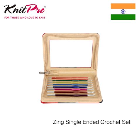 Knitpro Zing Single Ended Crochet Set Knitting Nee Grandado
