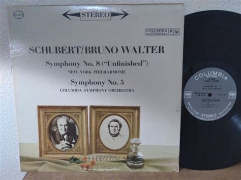 Bruno Walter Schuberts Symph No 8 5 Lp Nm Columbia 2 Eye Ms 6218