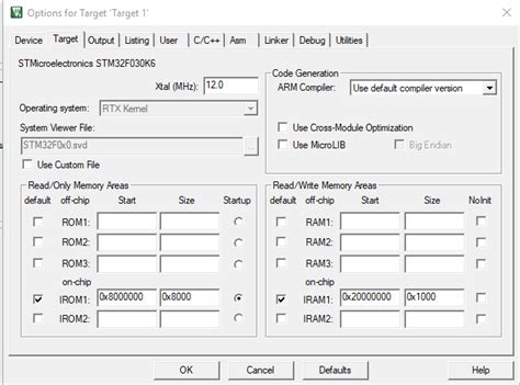 Solved Event Recorder On Stm32f030k6t6 Error Stmicroelectronics