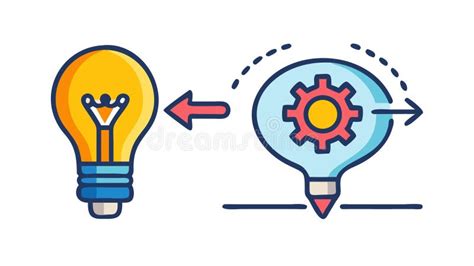 Idea Transformation Icon Concept Evolution And Development Vector