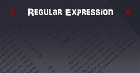 Regular Expression Fundamentals Practical Examples Regular Expression Fundamentals Practical Examples