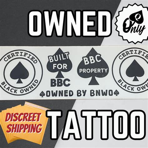 Owned By Bbc Tattoo Etsy