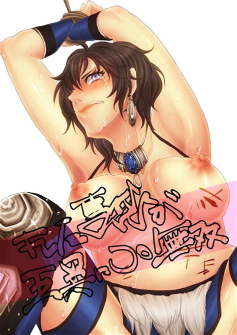 Rule 34 1girls Blush Bondage Bound Wrists Breasts Dynasty Warriors Earrings Erect Nipples