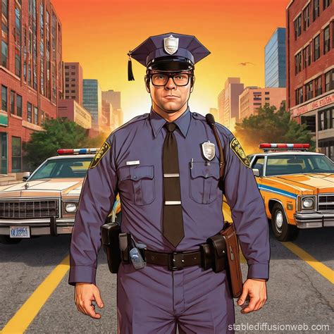 Nerd Police Academy Graduate Stable Diffusion Online