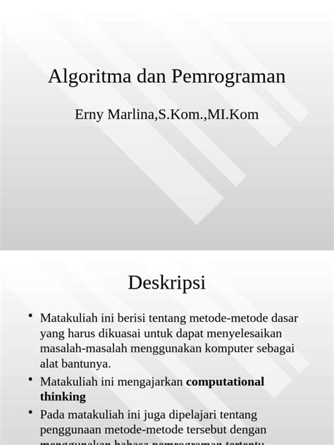 Algoritma Pemograman Bab1 Pdf