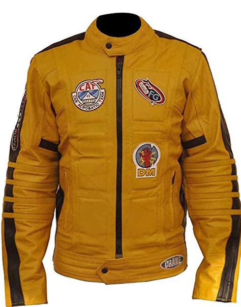 The Bride Kill Bill Yellow Motorcycle Jacket