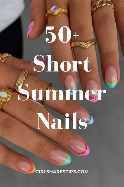 Gel Manicure Short Nails Summer Artofit