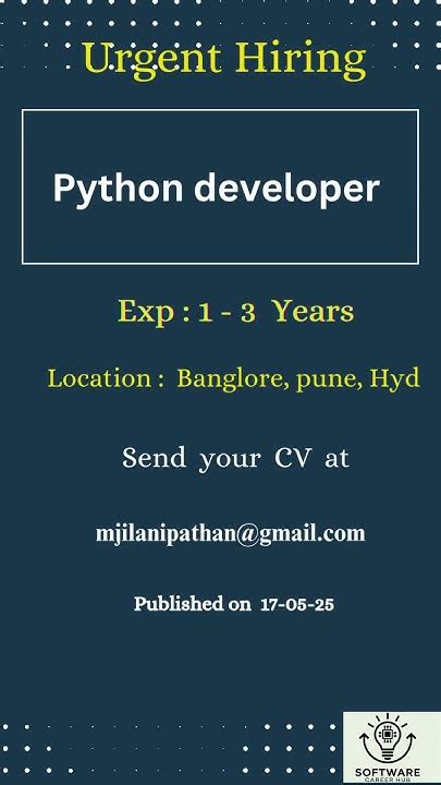 Python Developer Remote Python Developers Reels Remotejobs