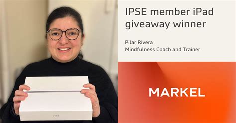 Well Done To Pilar Rivera Mindful Pili Our Ipse Member Ipad