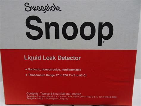 Snoop® Liquid Leak Detector 27 To 200 Deg F Snoop Leak Stop Solution