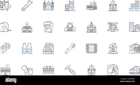 Composition Line Icons Collection Harmony Melody Rhythm Arrangement