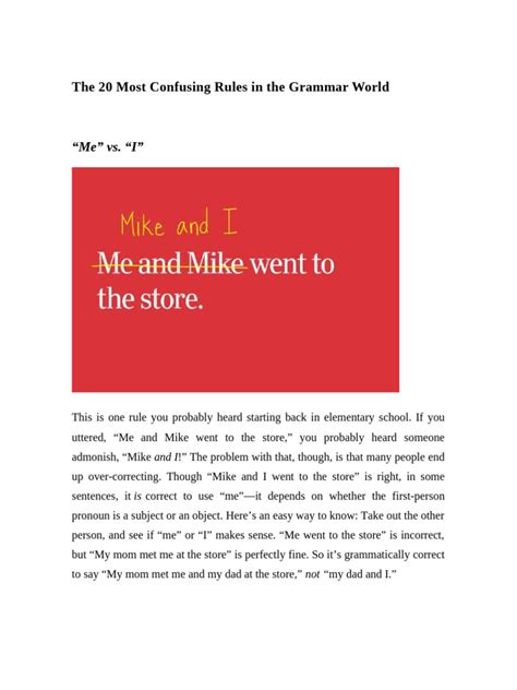 Confusing Grammar Rules Pdf