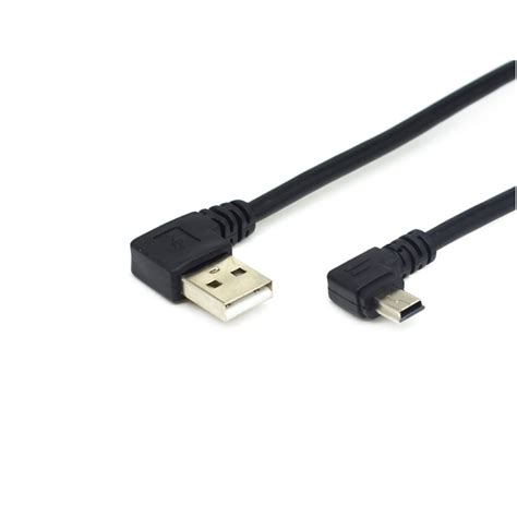 Usb 20 A Right Angle To Mini Usb20 B Right Angle Cable Starte China Scsi Connector And