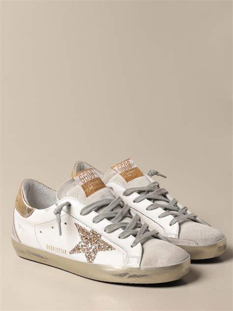 Golden Goose Superstar Classic Sneakers In Leather Sneakers Golden