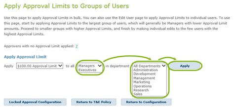 Locked Approval Workflow Approval Limits Emburse Professional Help Center
