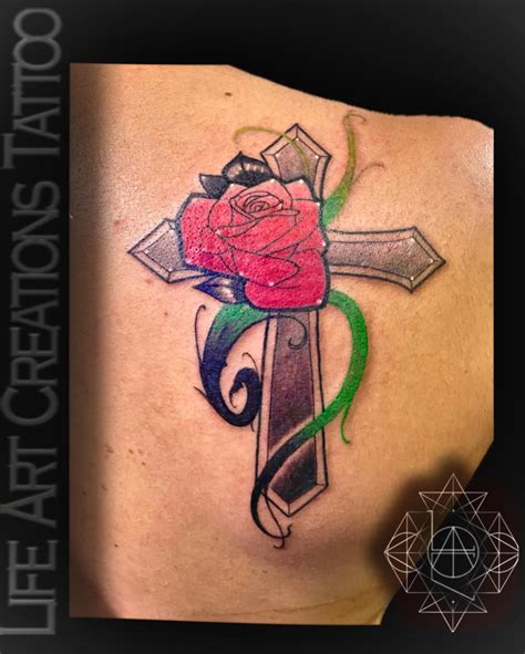 Back Shoulder Cross Tattoos Mysmashinghub