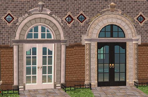Mod The Sims Classical Windows With Stone Surrounds Sims 2 House