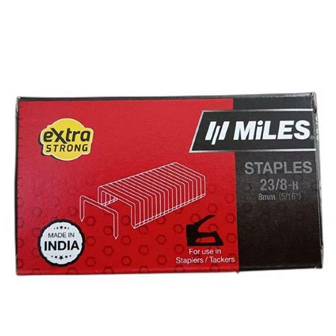 Silver Stapler Pin No 23 8h Miles At Rs 27 Pack In Erode Id 2854080179055