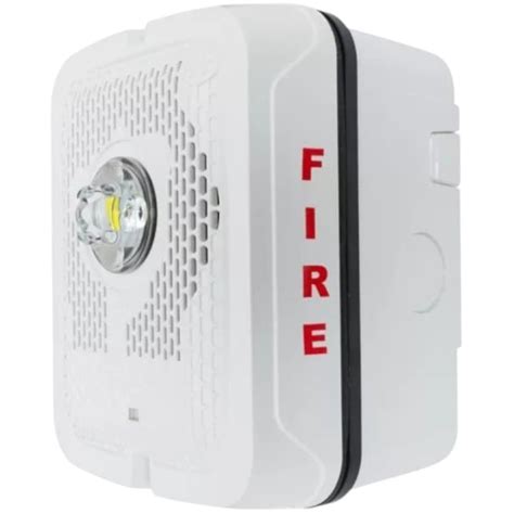 System Sensor Spswkled Outdoor Speaker Strobe Wall White