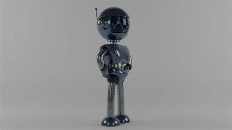 Robot Simple 3d Model By Clickdamn