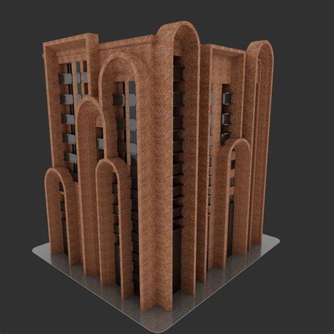 3d Model Loy Poly Building Vr Ar Low Poly Cgtrader